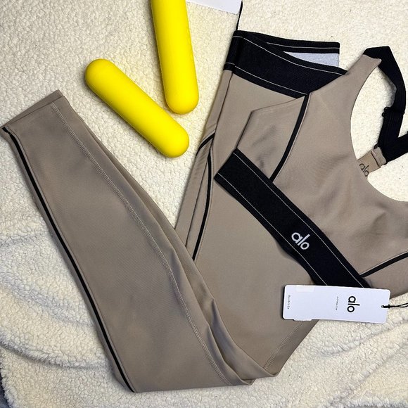 ALO Yoga | Pants & Jumpsuits | Alo Set High Waist Airlift Suit Up | Poshmark